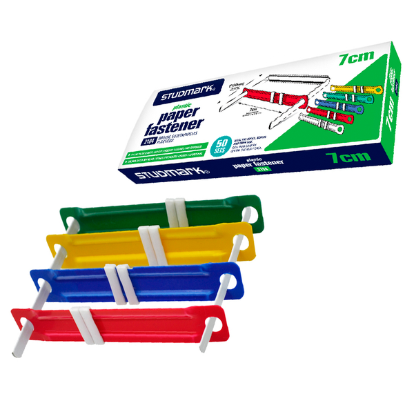 Ganchos de Colores para Folder de Vinyl 7cm Studmark | BusinessSuppliers