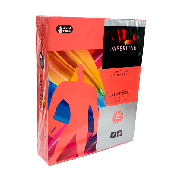 Papel Rojo 8.5x11 Paperline | BusinessSuppliers