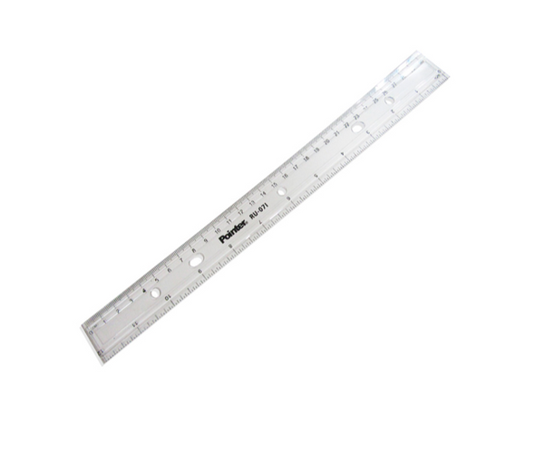 Regla Transparente 30 CM Pointer | BusinessSuppliers